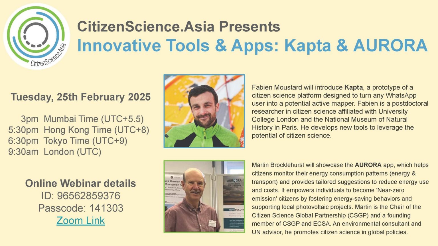 Innovative Tools and Apps: Kapta & AURORA - AURORA H2020